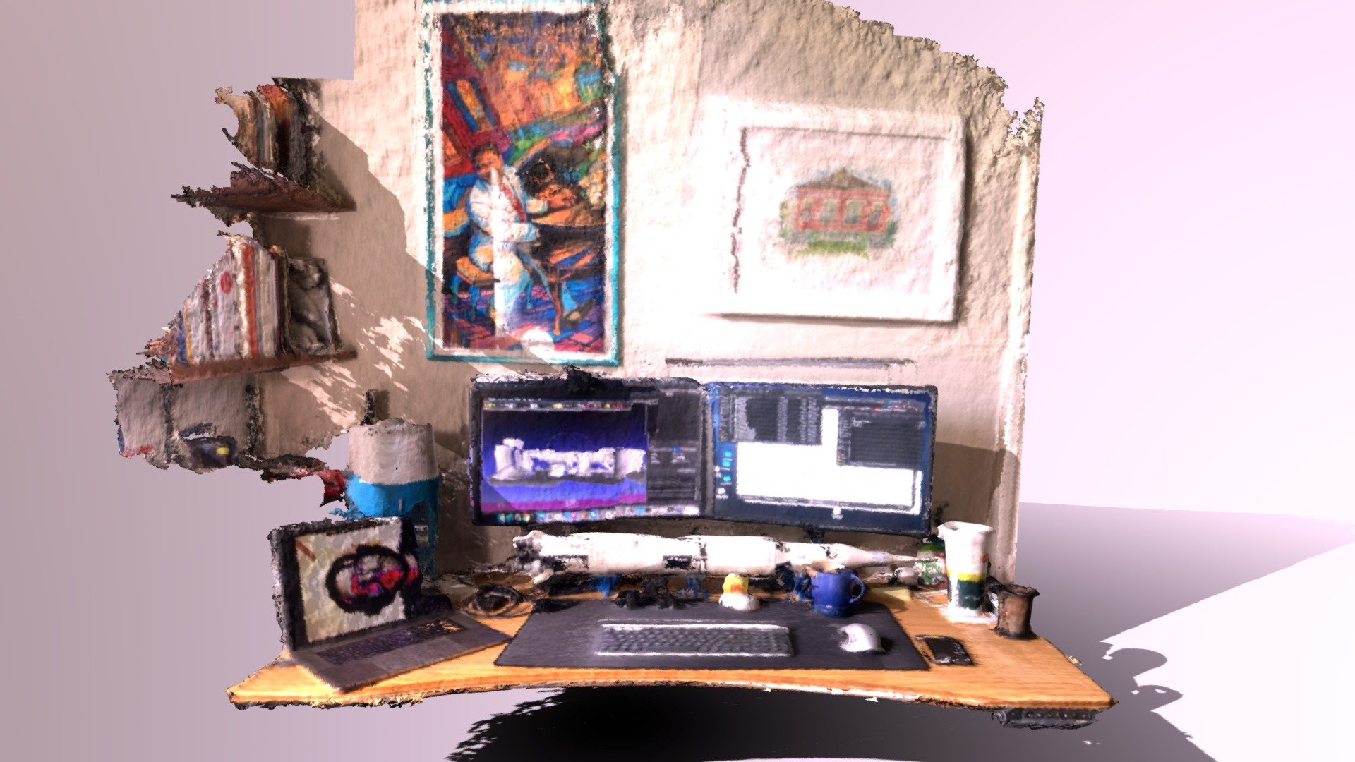 Home Workspace - Download Free 3D model by jlagrone [f36c6ab] - Sketchfab