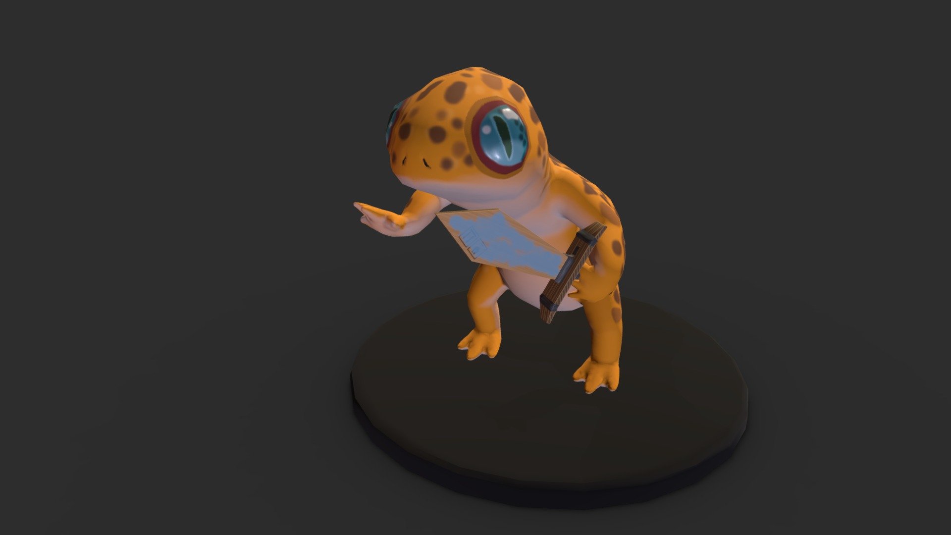 Gecko - 3D model by Geku_ (@Gamer_La_Verde) [f372e8a] - Sketchfab