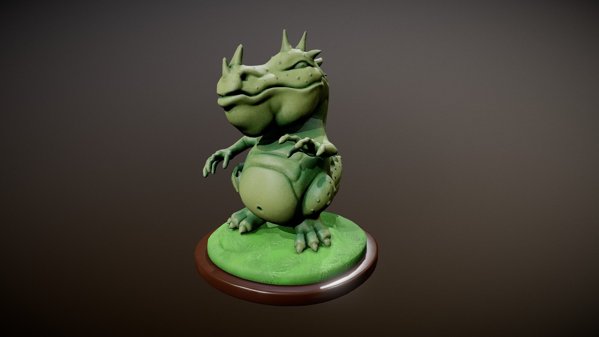 Sculpt January 2018 | no 6 | Monster - 3D model by grant.abbitt ...
