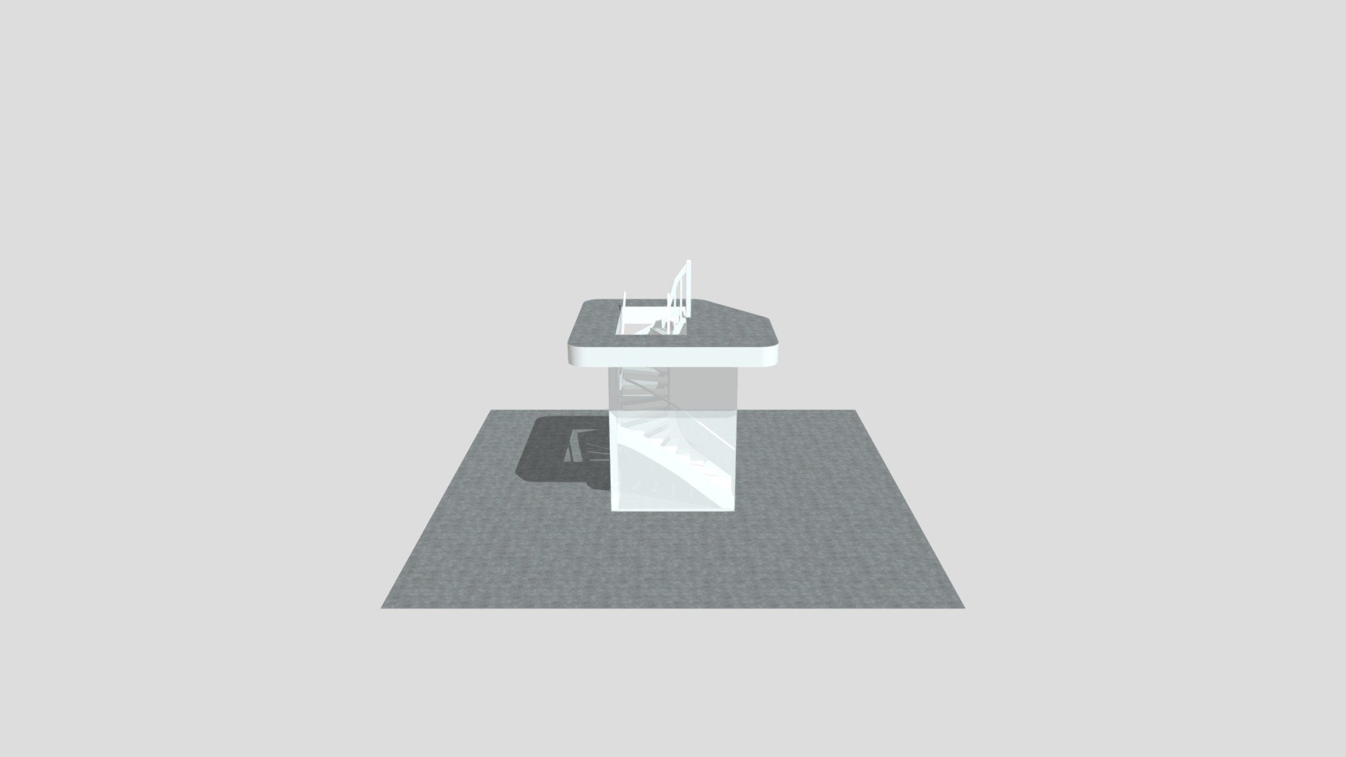 U-trappa m lade steg - 3D model by Snickeri Stark (@MartinStark ...