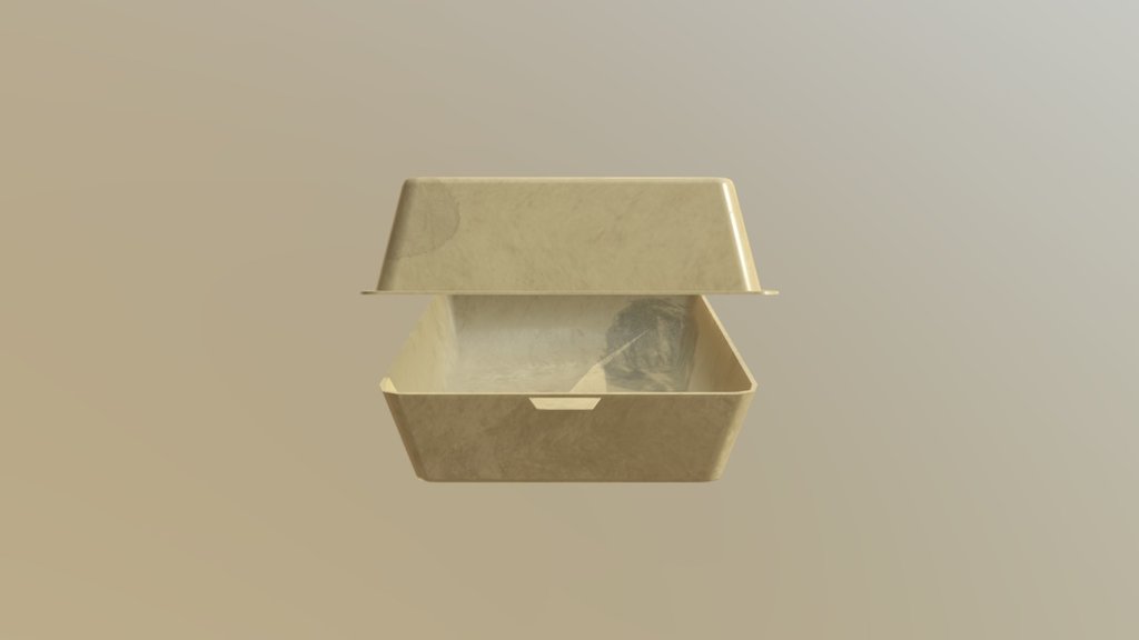 Burger Box - 3D model by benparkinson [f373694] - Sketchfab
