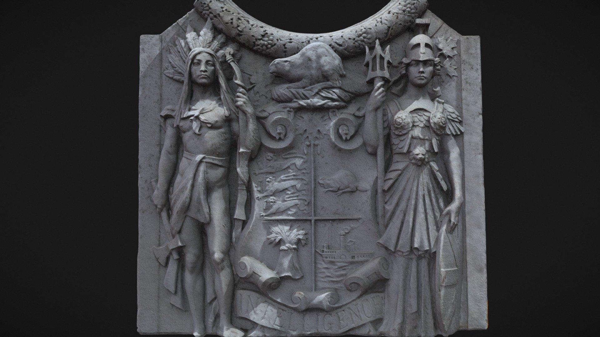 Guild Park & Gardens - Crests over Entrances 2/3 - Download Free 3D ...