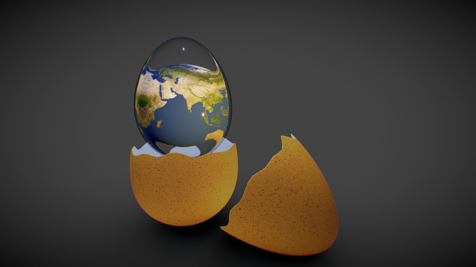 World Egg Map - 3D model by Nicola Ristagno (@NickFrame) [f3763bc ...