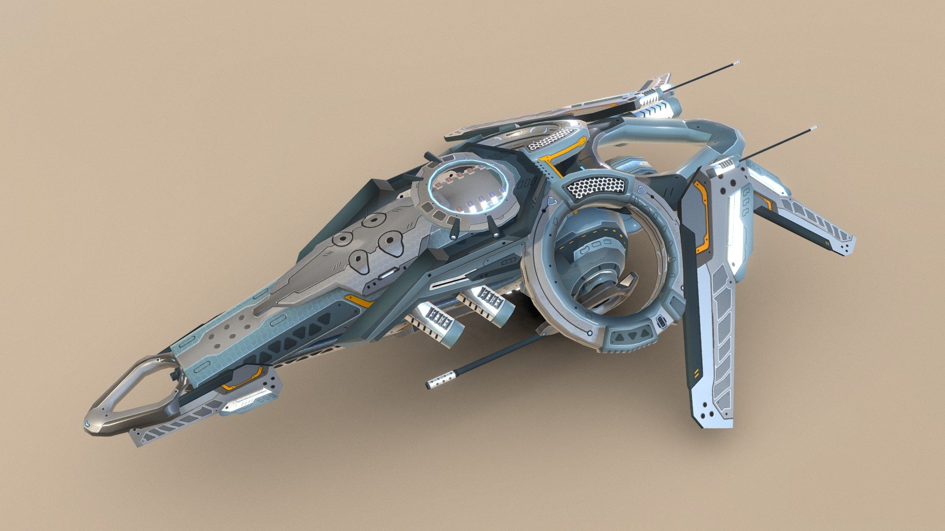 Drone V2 Cybertech - Buy Royalty Free 3D model by iggy-design [f37690b ...