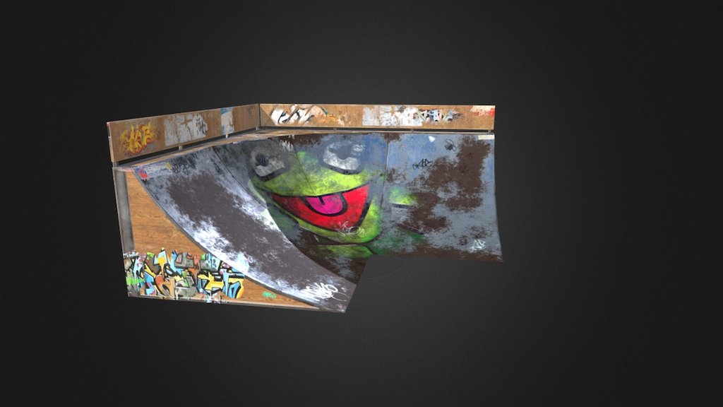 Corner Skate Ramp - Buy Royalty Free 3D model by danielmikulik [f37876b ...