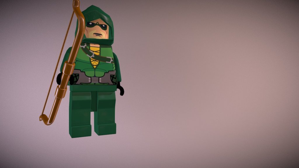 GREEN ARROW LEGO - 3D model by xrojop [f378dae] - Sketchfab