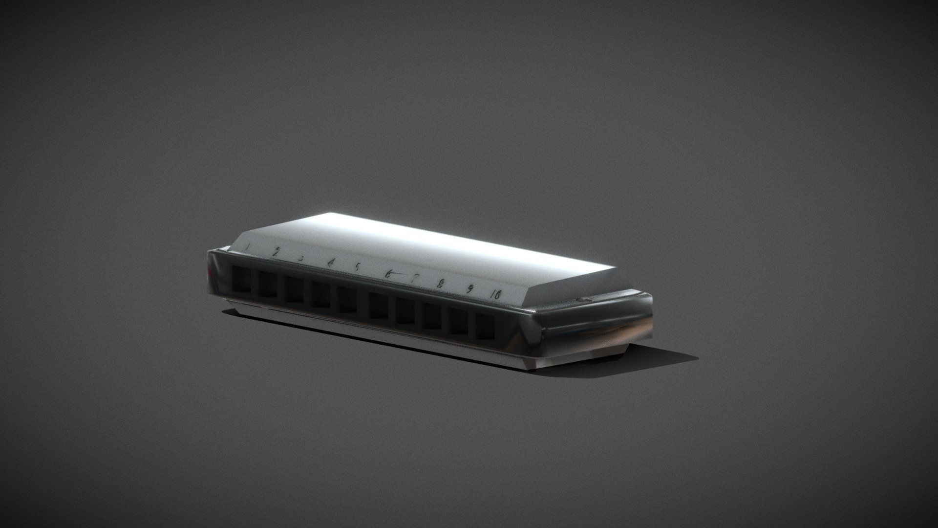 Harmonica Music Instrument - Download Free 3D model by AlaPasta ...