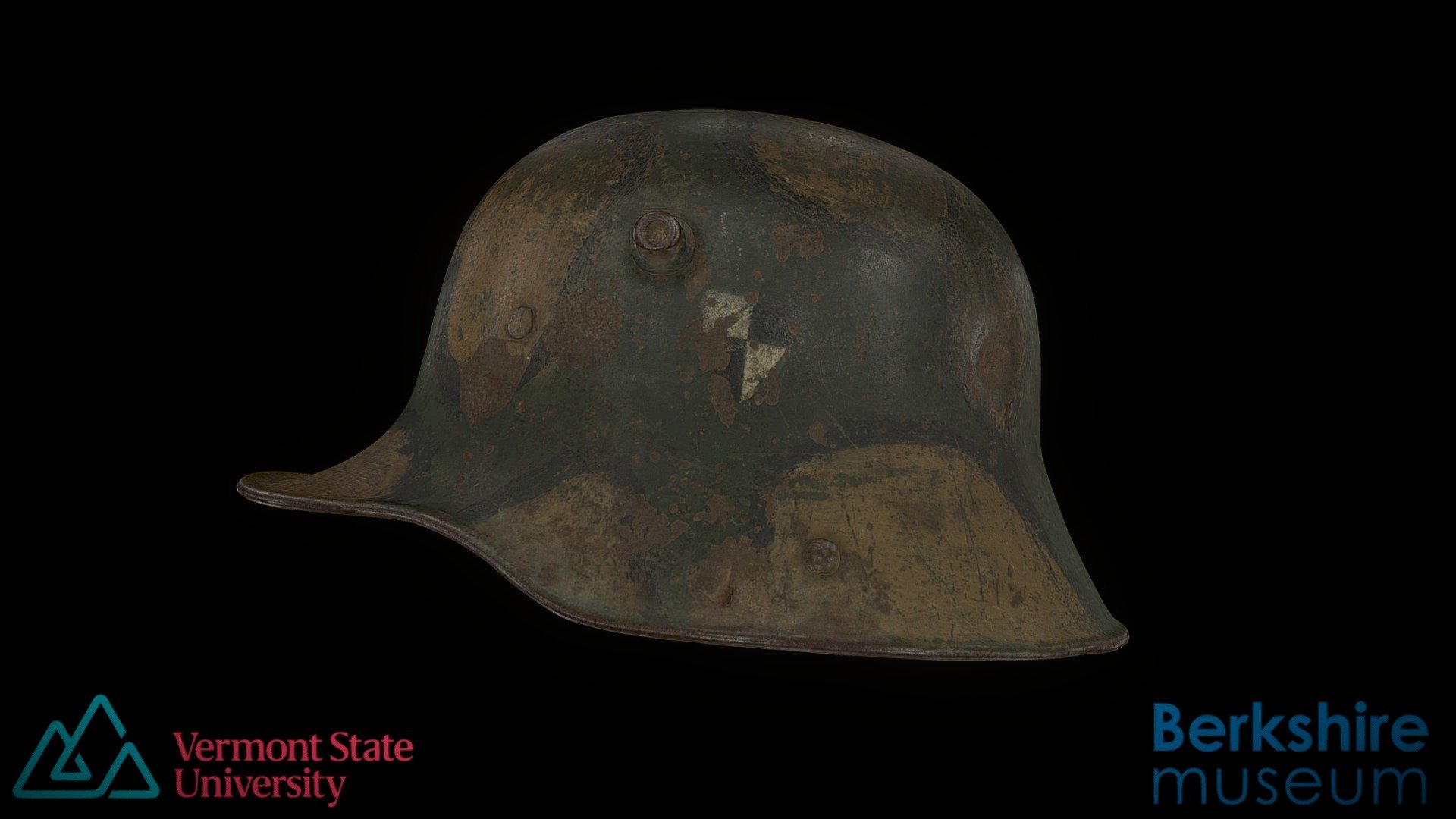 Camouflage Stahlhelm (Berkshire 1919.2.4) - 3D model by Vermont State ...