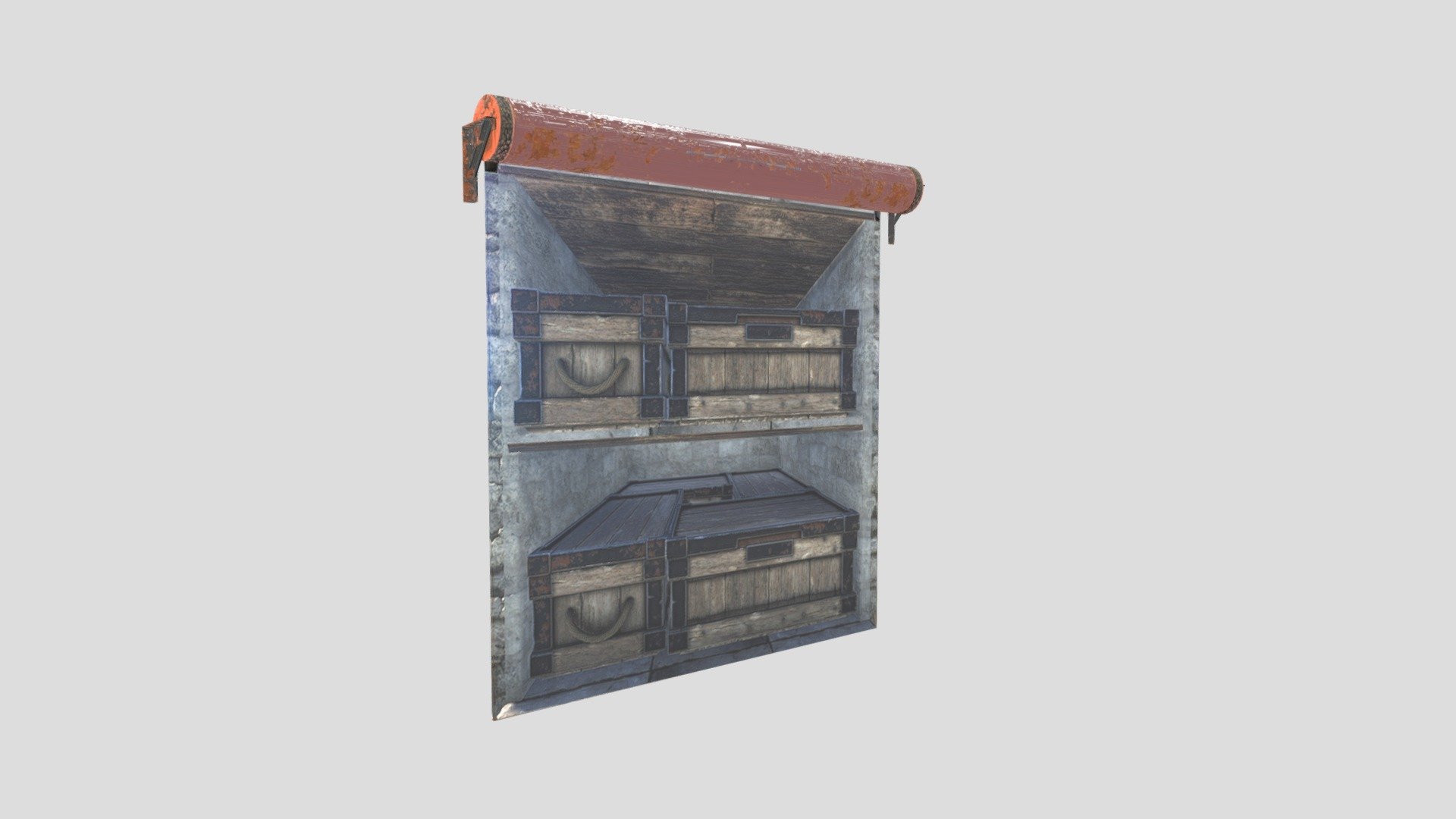 Garage Door Loot - 3D model by rutgervanderzee [f37d814] - Sketchfab