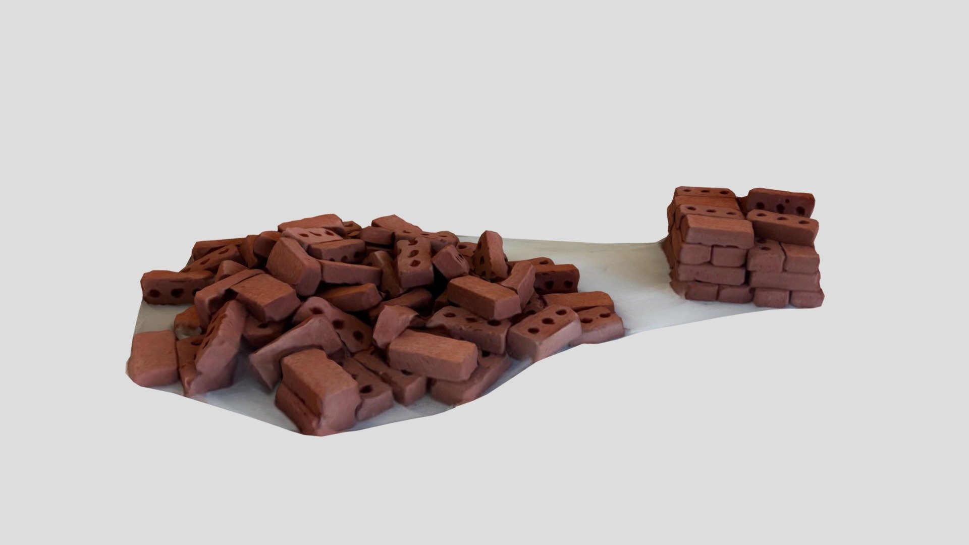 Brick Pile / Stack 2 - Download Free 3D model by Koko_ [f37d84f ...