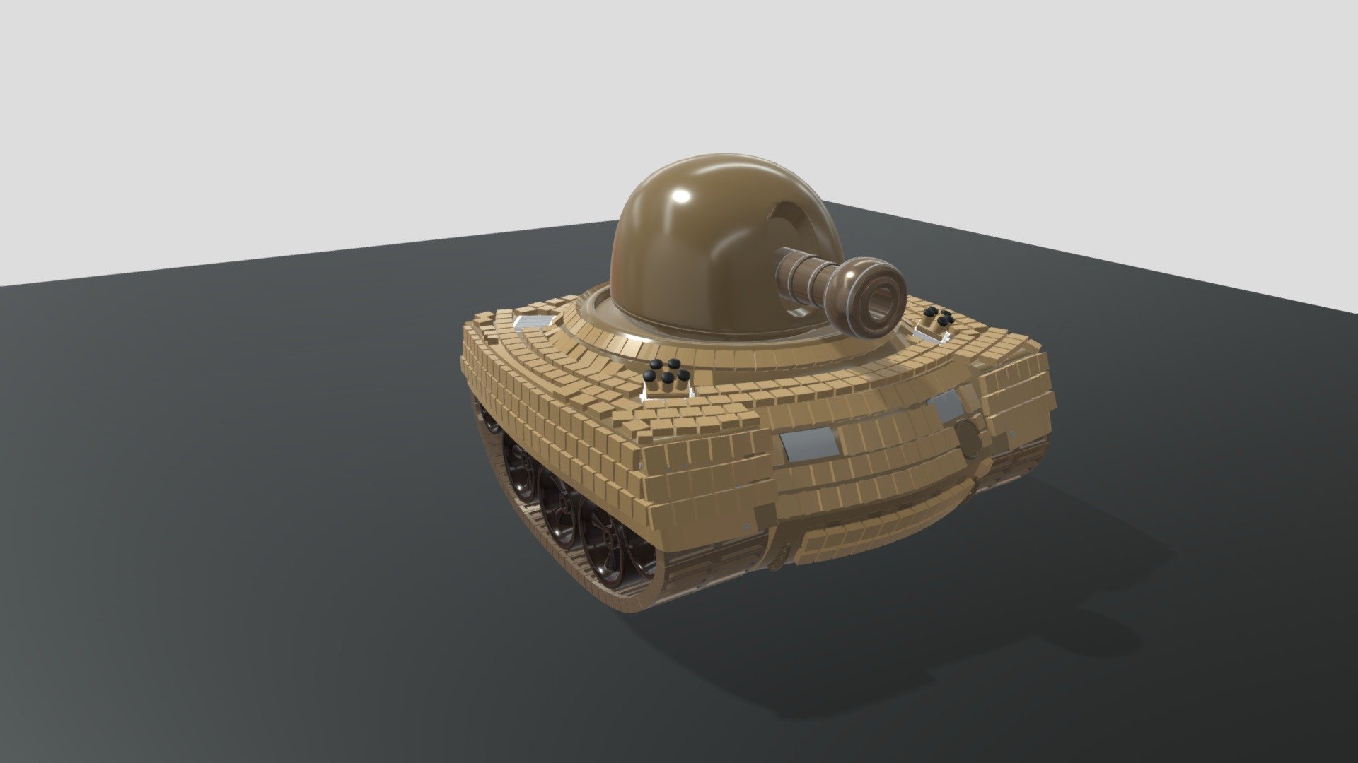 mini tank - 3D model by bagher (@bagher_nz) [f37eac7] - Sketchfab