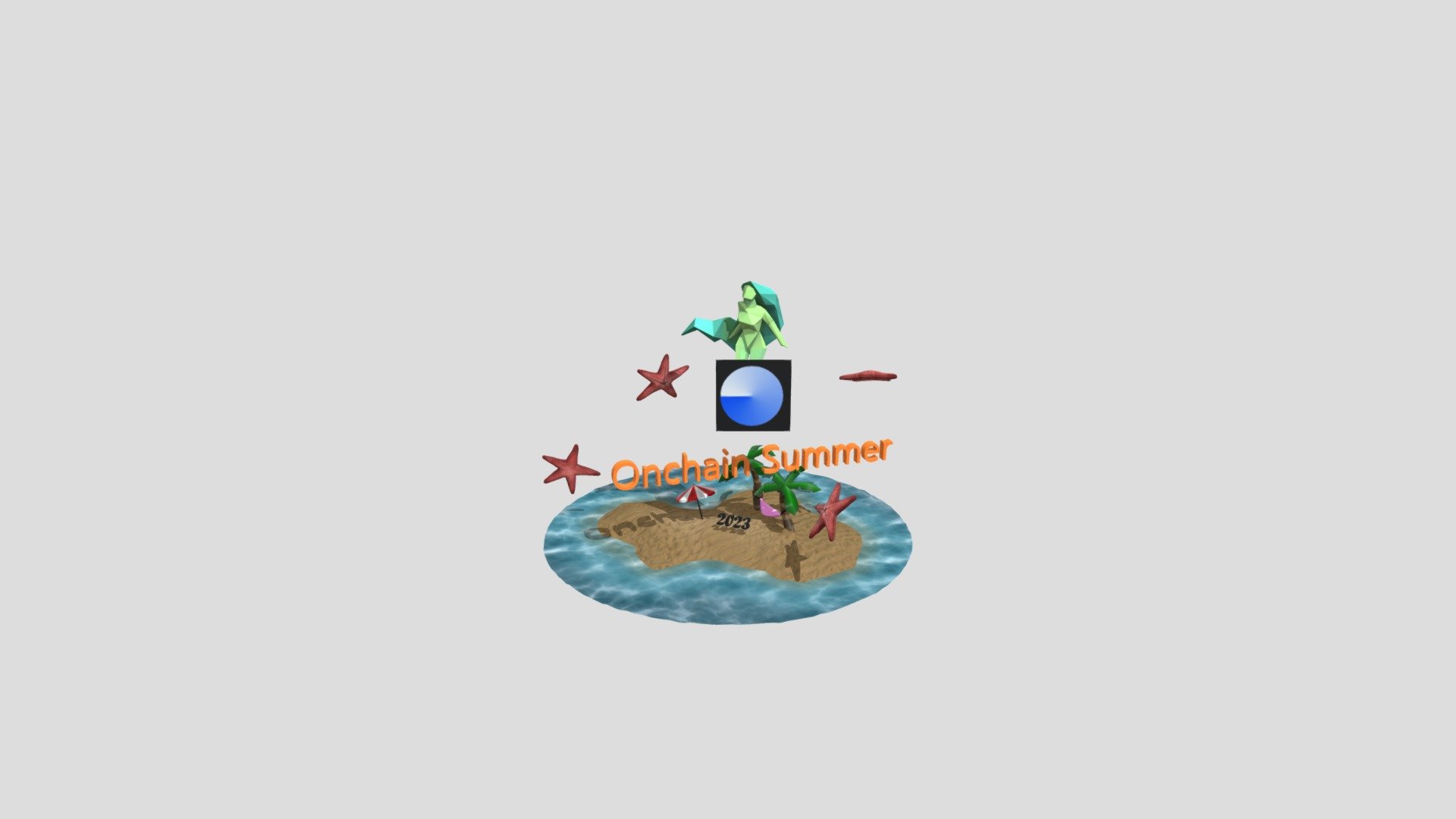 Onchain Summer Radiance ☀️🌐 - 3D model by metaverse.professional ...