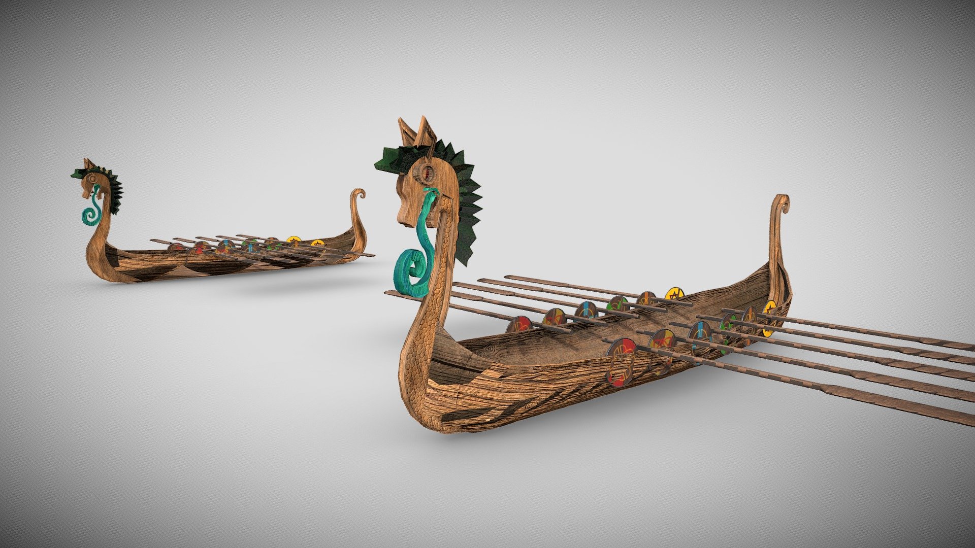 Viking Boat 3 - Spirit of the Sea Dragon - 3D model by xiuocelotzin ...