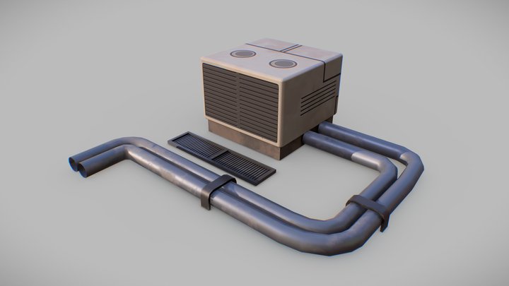 Airconditioner 3D models - Sketchfab