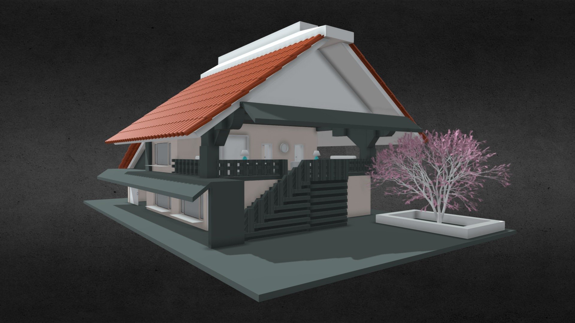 Rumah - 3D model by fatkhurrohman [f380a1c] - Sketchfab