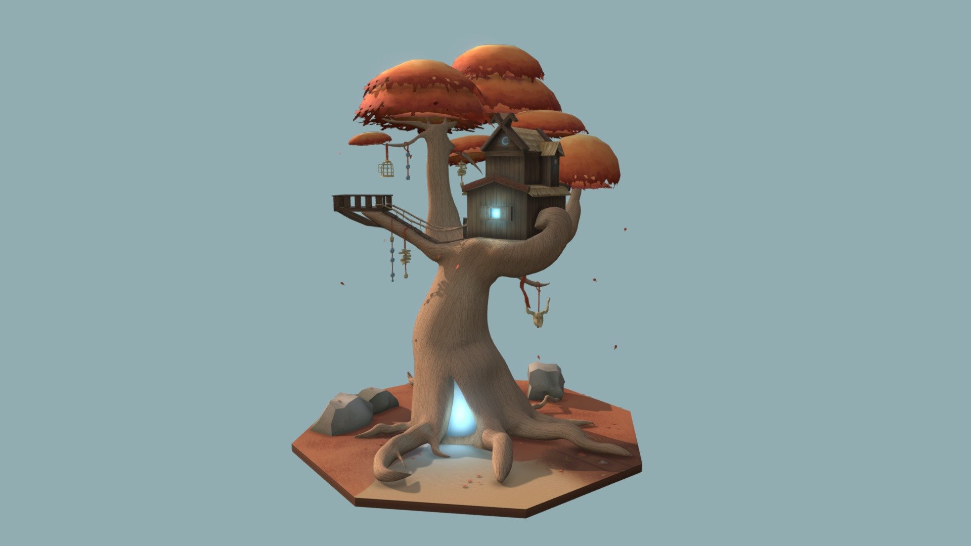 Nordic Tree House - 3D model by Melissa.roe [f38172e] - Sketchfab