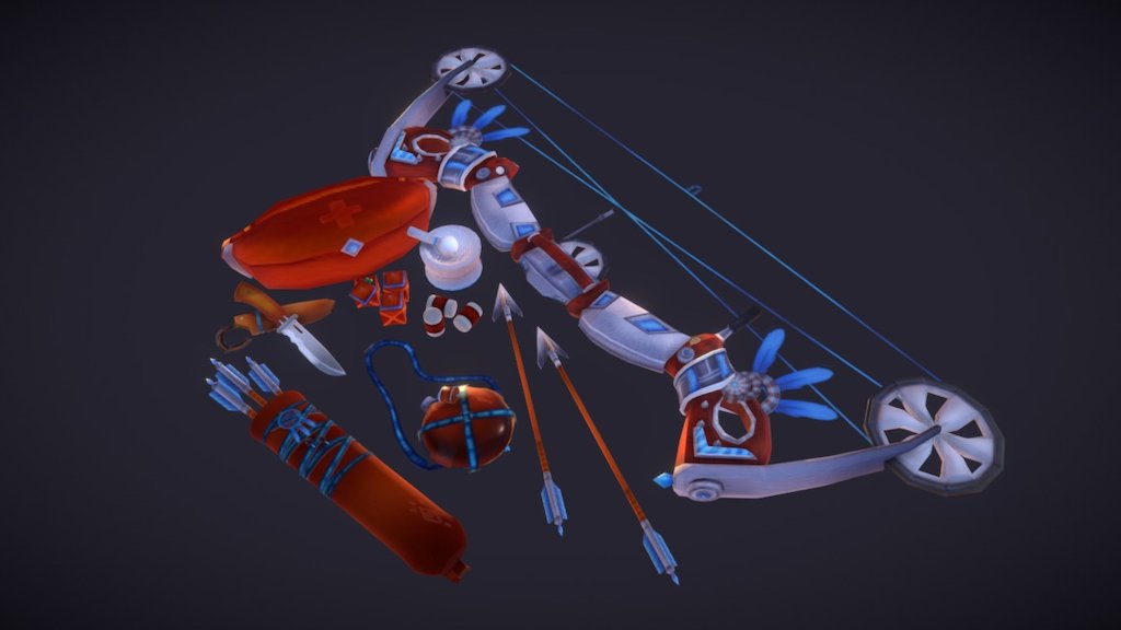 Survival kit - 3D model by fye [f382db3] - Sketchfab