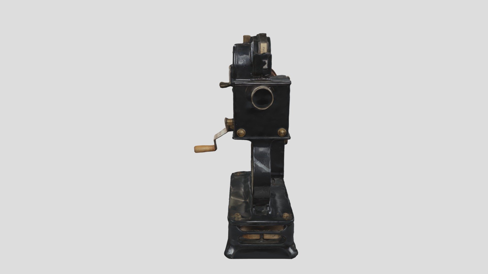 Pathé-Baby 9.5mm film projector - Download Free 3D model by ...