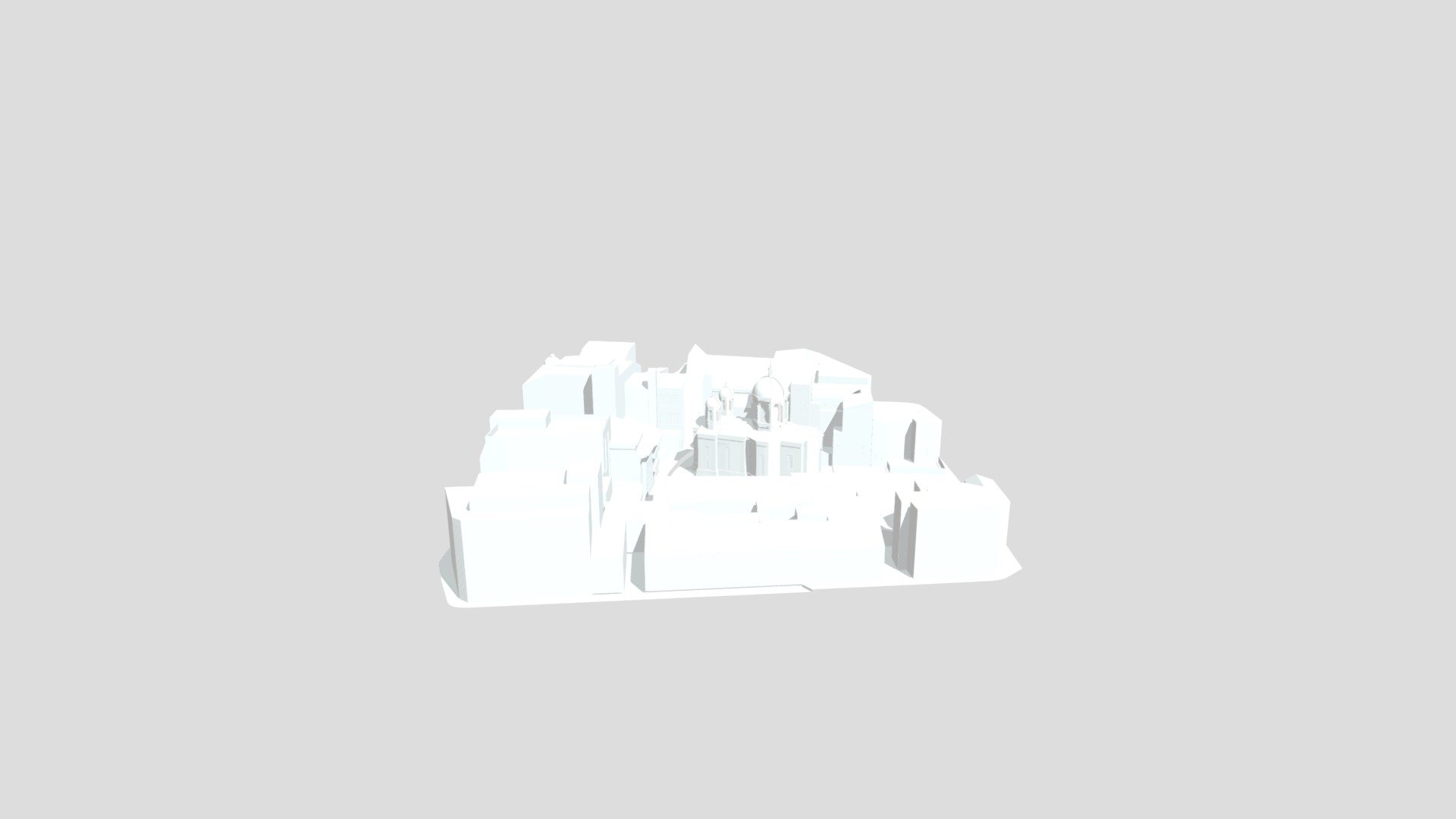 Model 3D Biserica sf Gheorghe Vechi - 3D model by biancabr3 ...