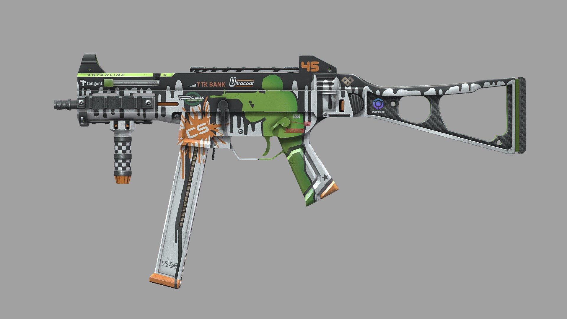UMP-45 | FIESTA - 3D model by cursorYX [f384363] - Sketchfab