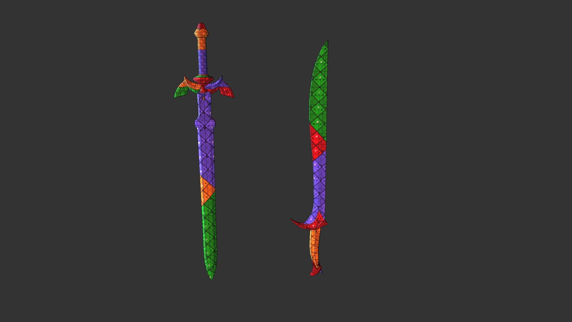Sword UVs - 3D model by IngoLingo [f3850ea] - Sketchfab