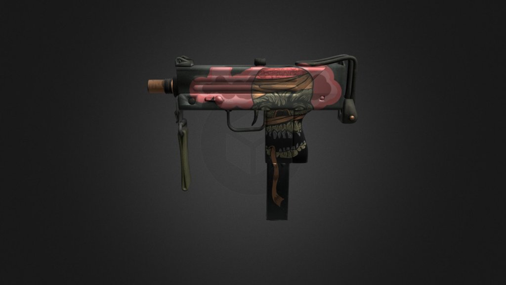 MAC-10 | Curse - 3D model by krakencommunity [f38dd68] - Sketchfab