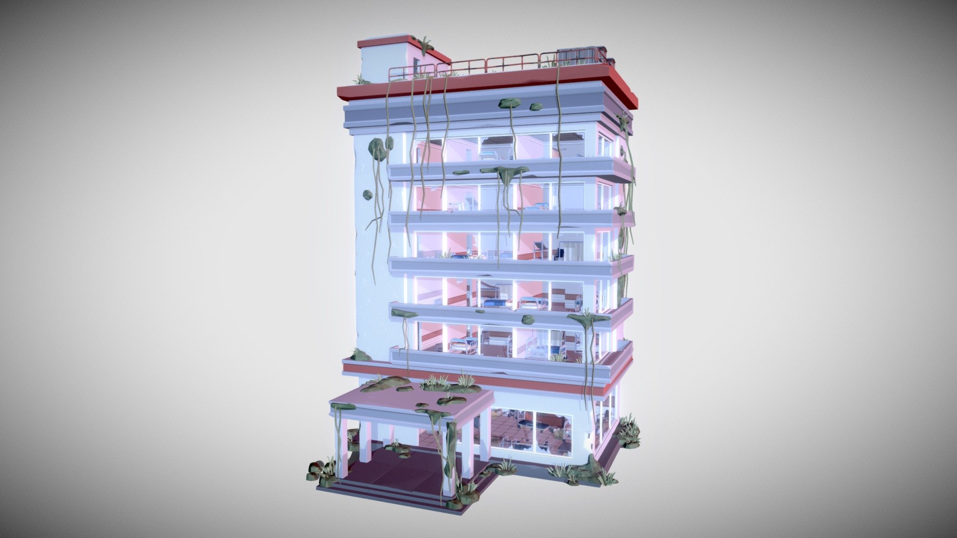TEST_Hospital_materials - 3D model by JohnHavenward [f38f790] - Sketchfab
