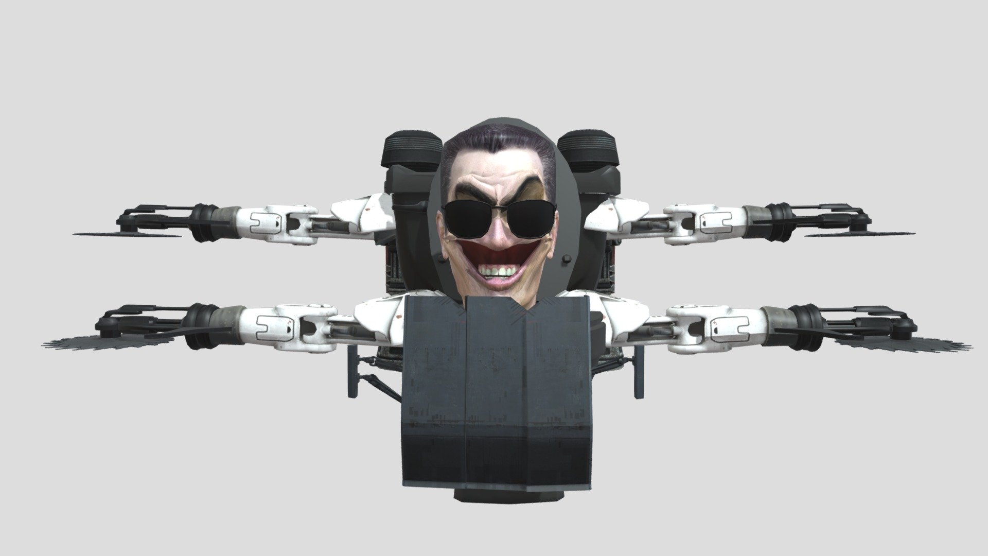 Quad Buzzsaw Clone Gman - Download Free 3D model by skibidi ...