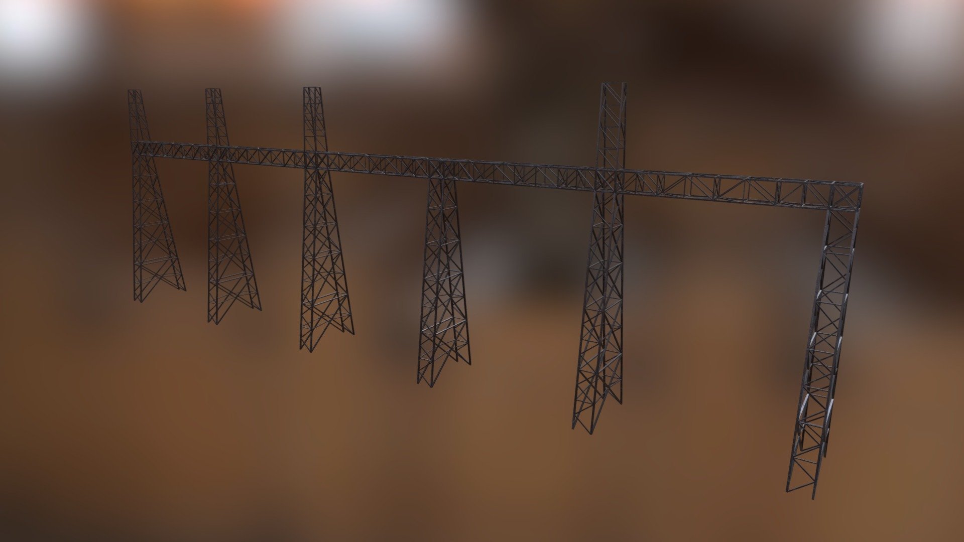 Substation Gantry - 3D model by Digital BIM Solutions ...