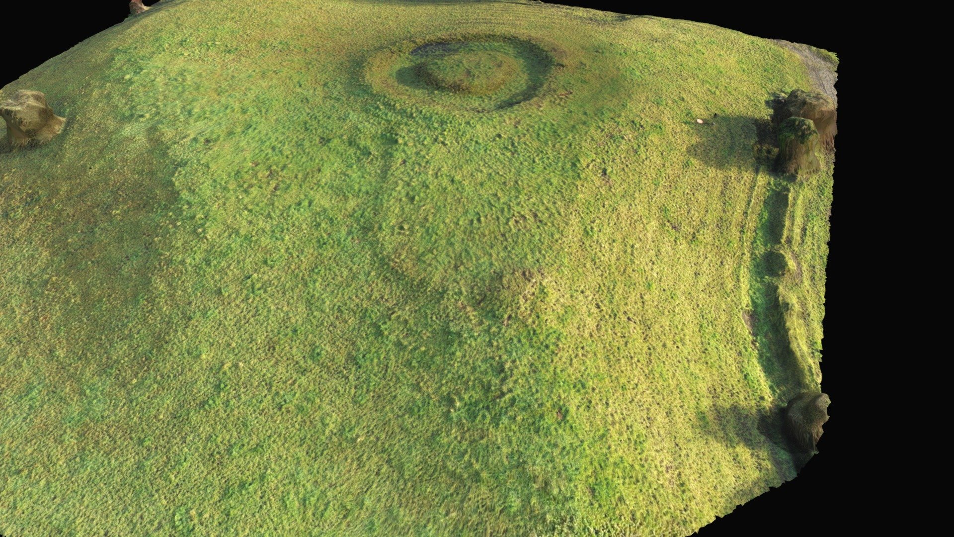 Ring-Barrow & Mound-Barrow (WM018-085001/003-) - Download Free 3D model ...