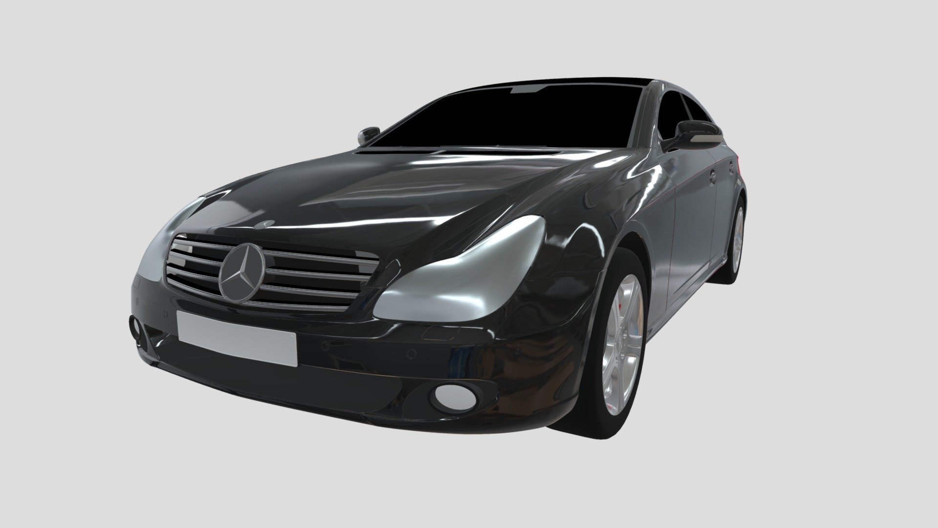 mercedes-benz cls500 - 3D model by QUANT 3D (@quant3d) [f3954d1] - Sketchfab