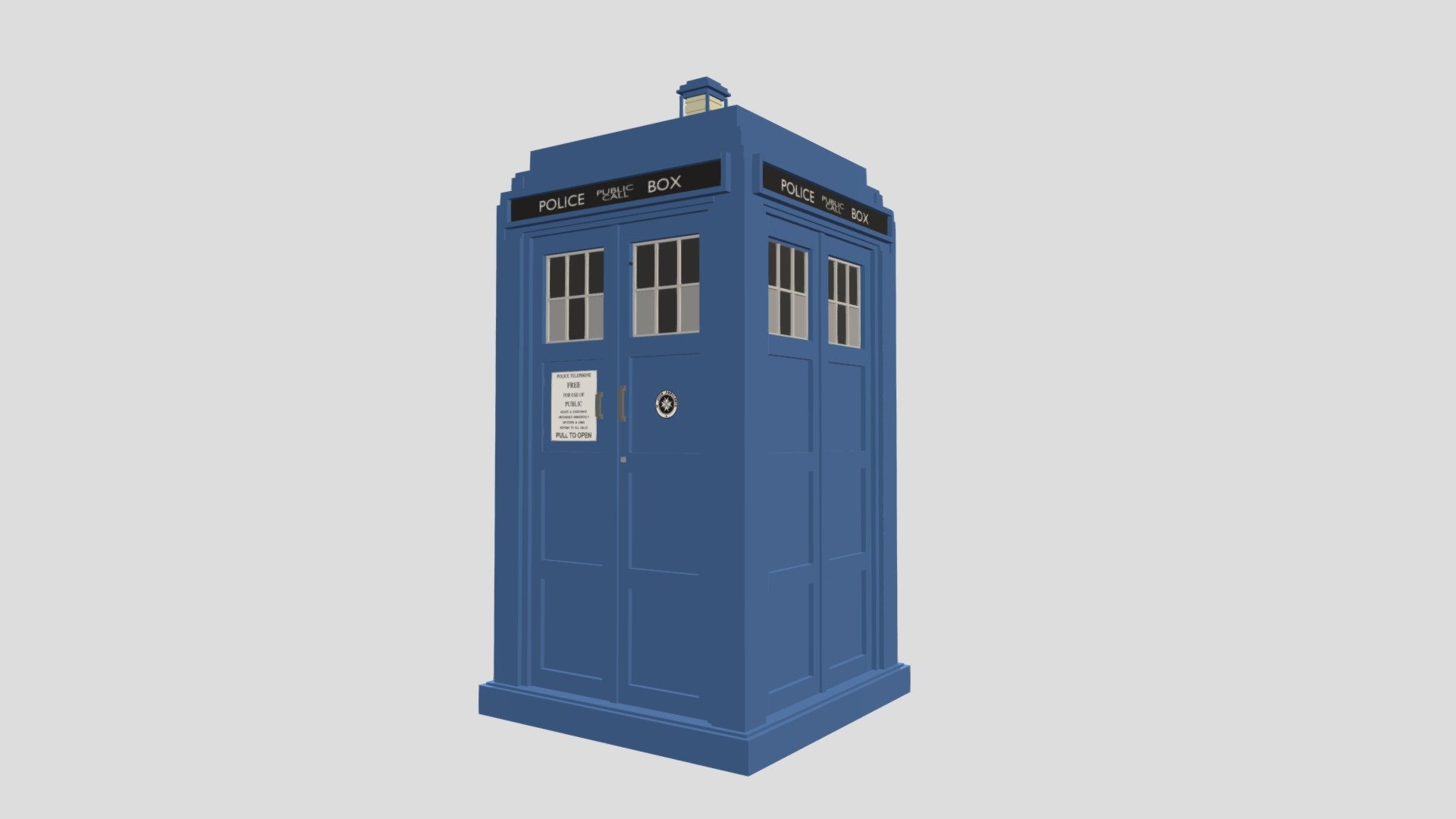 12th Doctor's TARDIS - Download Free 3D model by Li-ion [f396562 ...