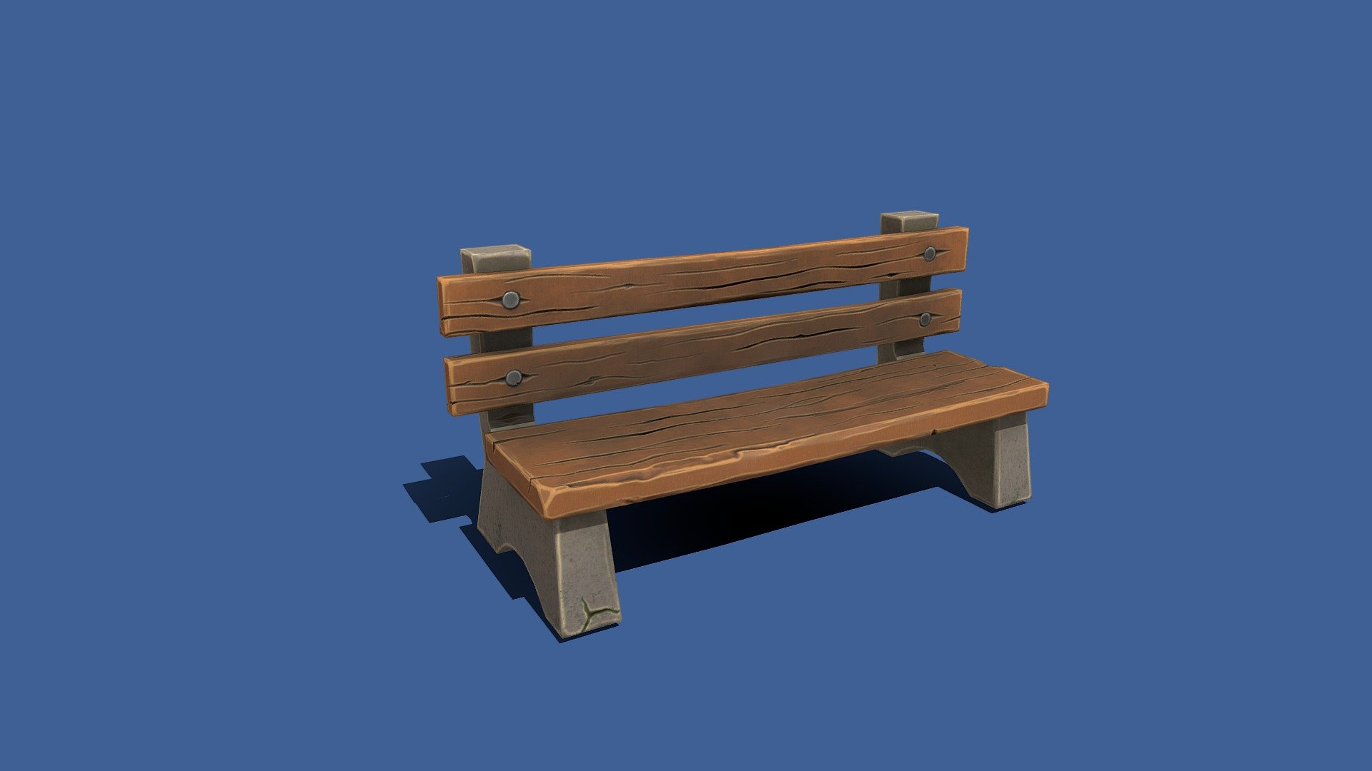 Stylized Village Bench - 3D model by AwlArts [f398e25] - Sketchfab