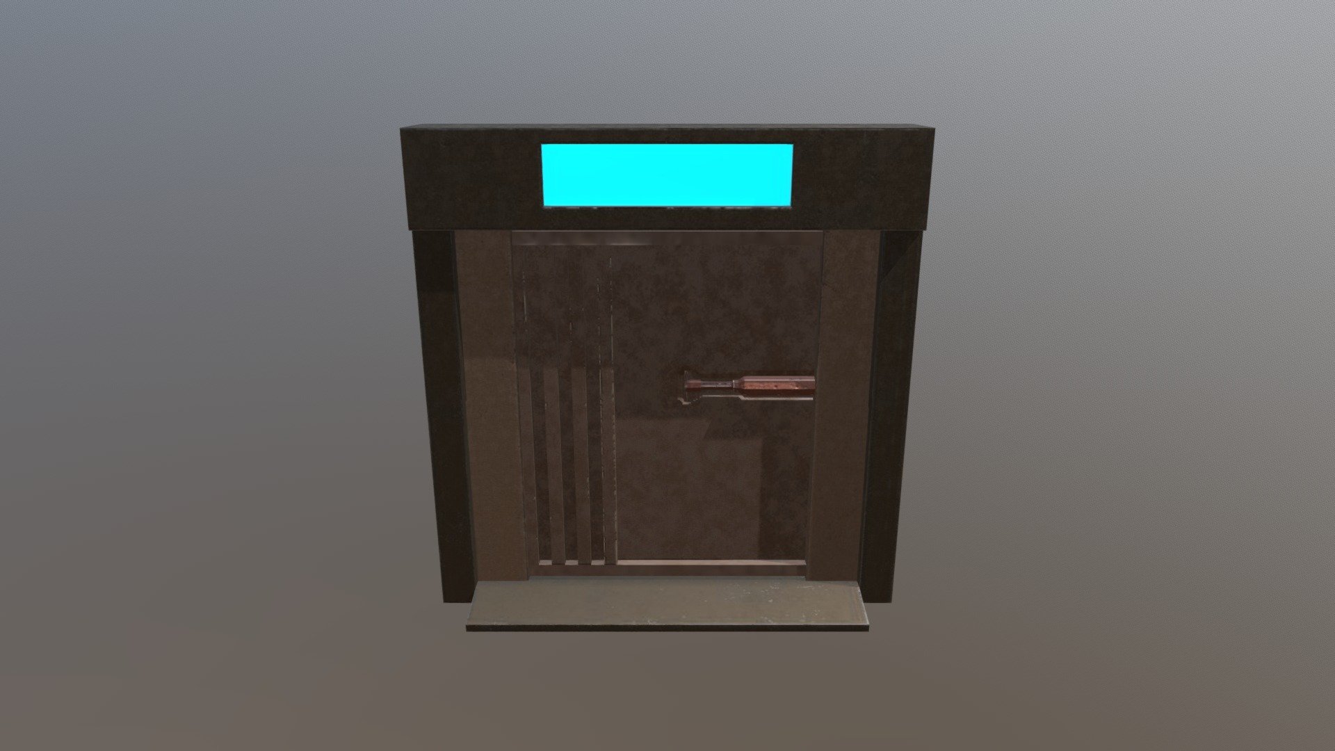 Broken door - 3D model by hat_trick [f398e28] - Sketchfab