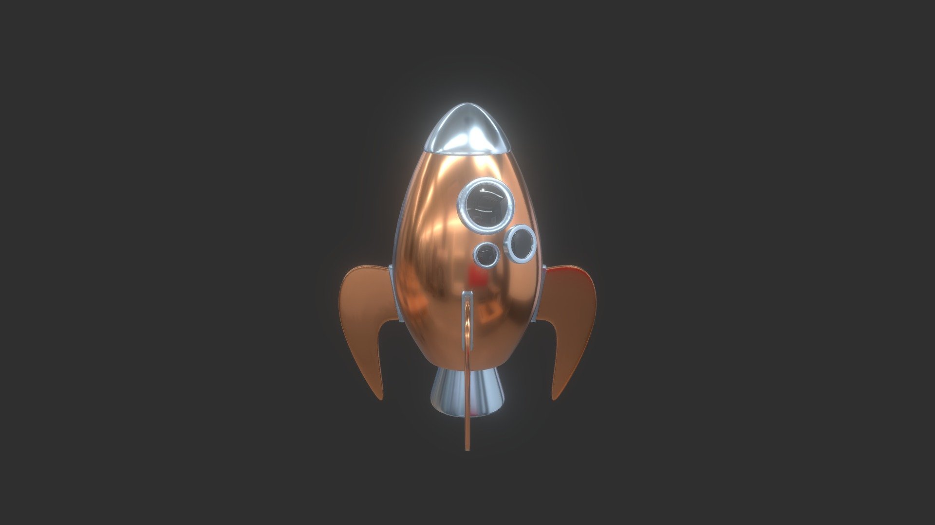 Toy Rocket - 3D model by tisted94 [f39a46b] - Sketchfab