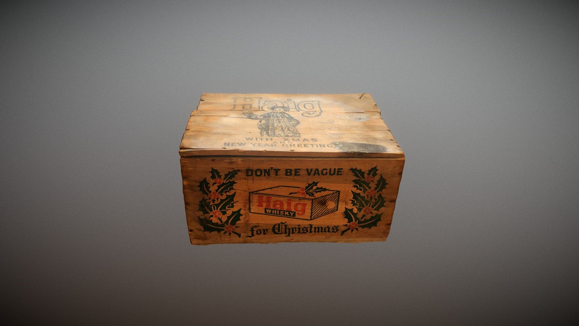 Haig box - 3D model by diageoarchive [f39cbdb] - Sketchfab