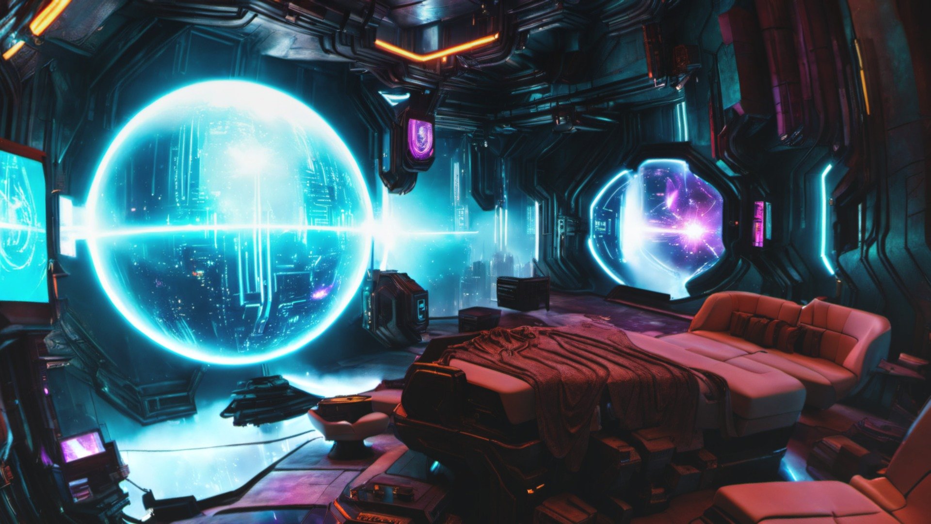 HDRI Cyberpunk Indoor Megapack Vol.2 - Buy Royalty Free 3D model by ...