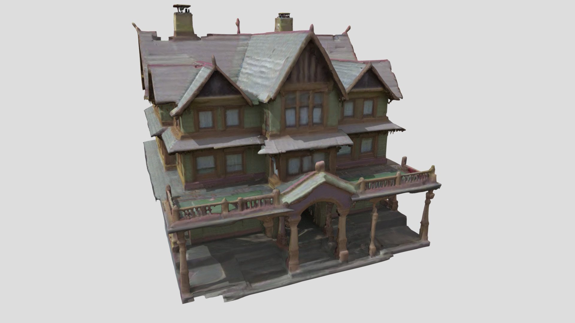 Elderbrook Manor - house - Download Free 3D model by Brian Trepanier (@CMBC) [f3a37a2] - Sketchfab