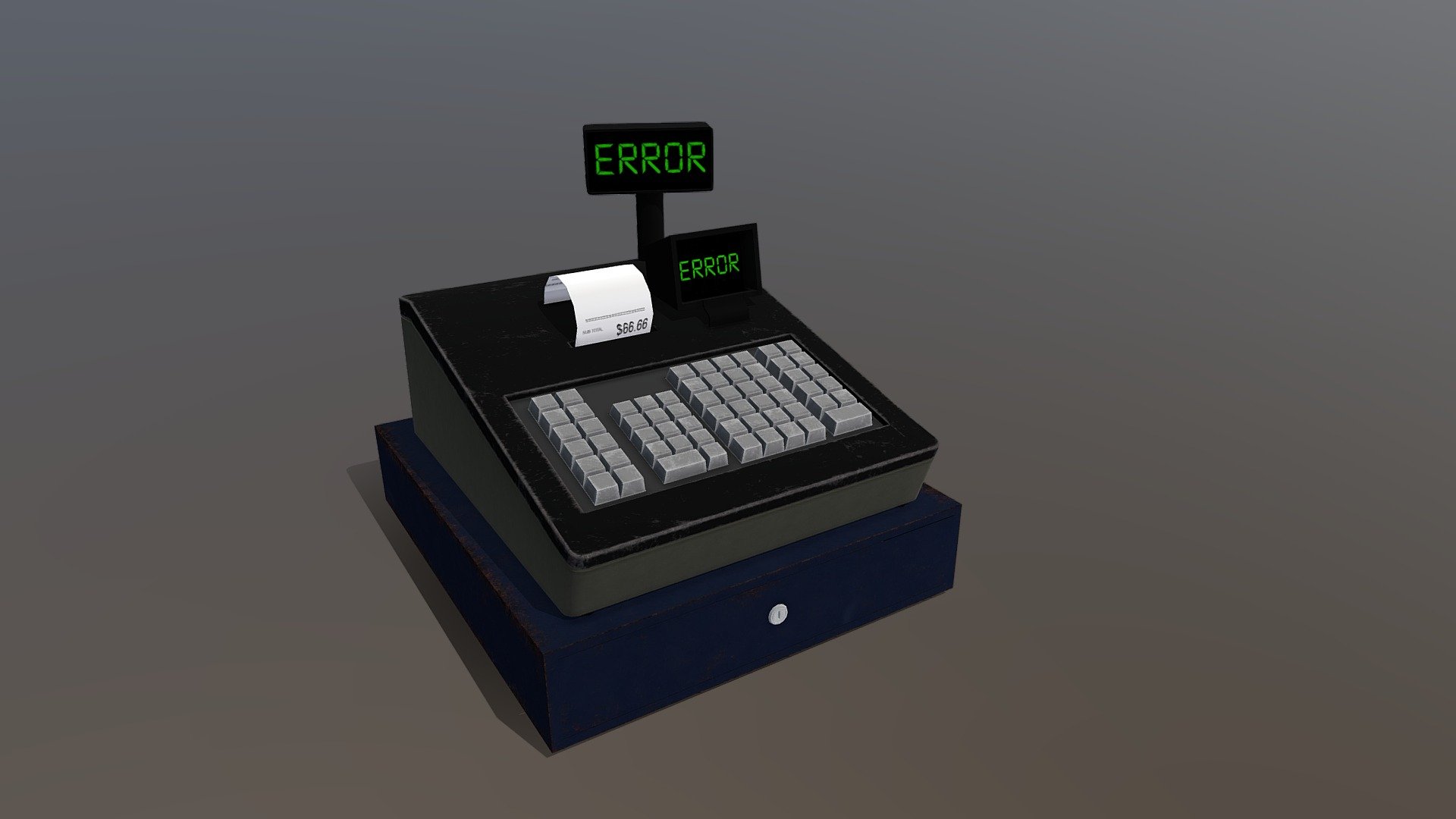 Low Poly Cash Register - Download Free 3D model by Ellis Fossett ...