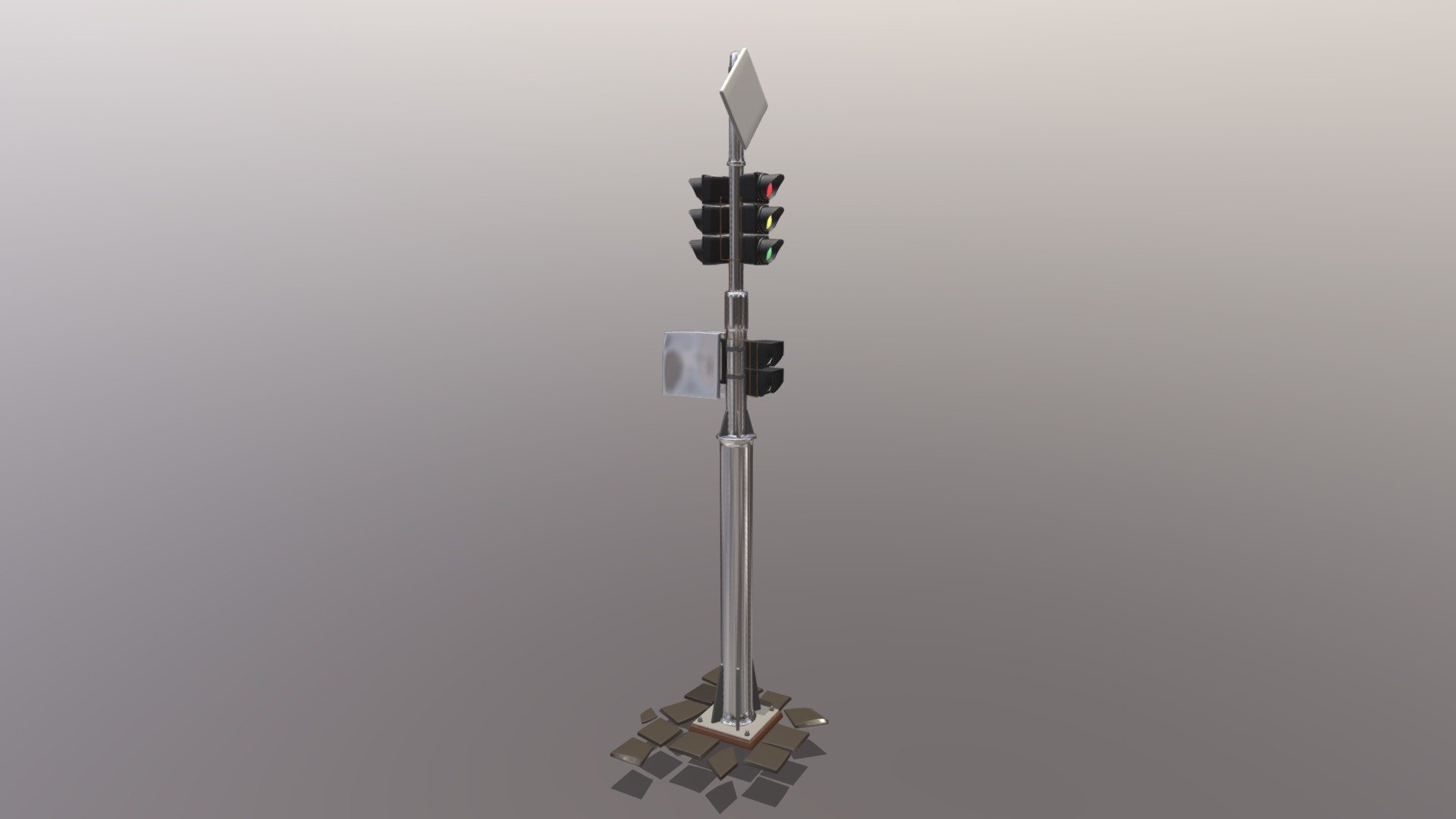 traffic lihgt - Download Free 3D model by shayk694 [f3a5efb] - Sketchfab