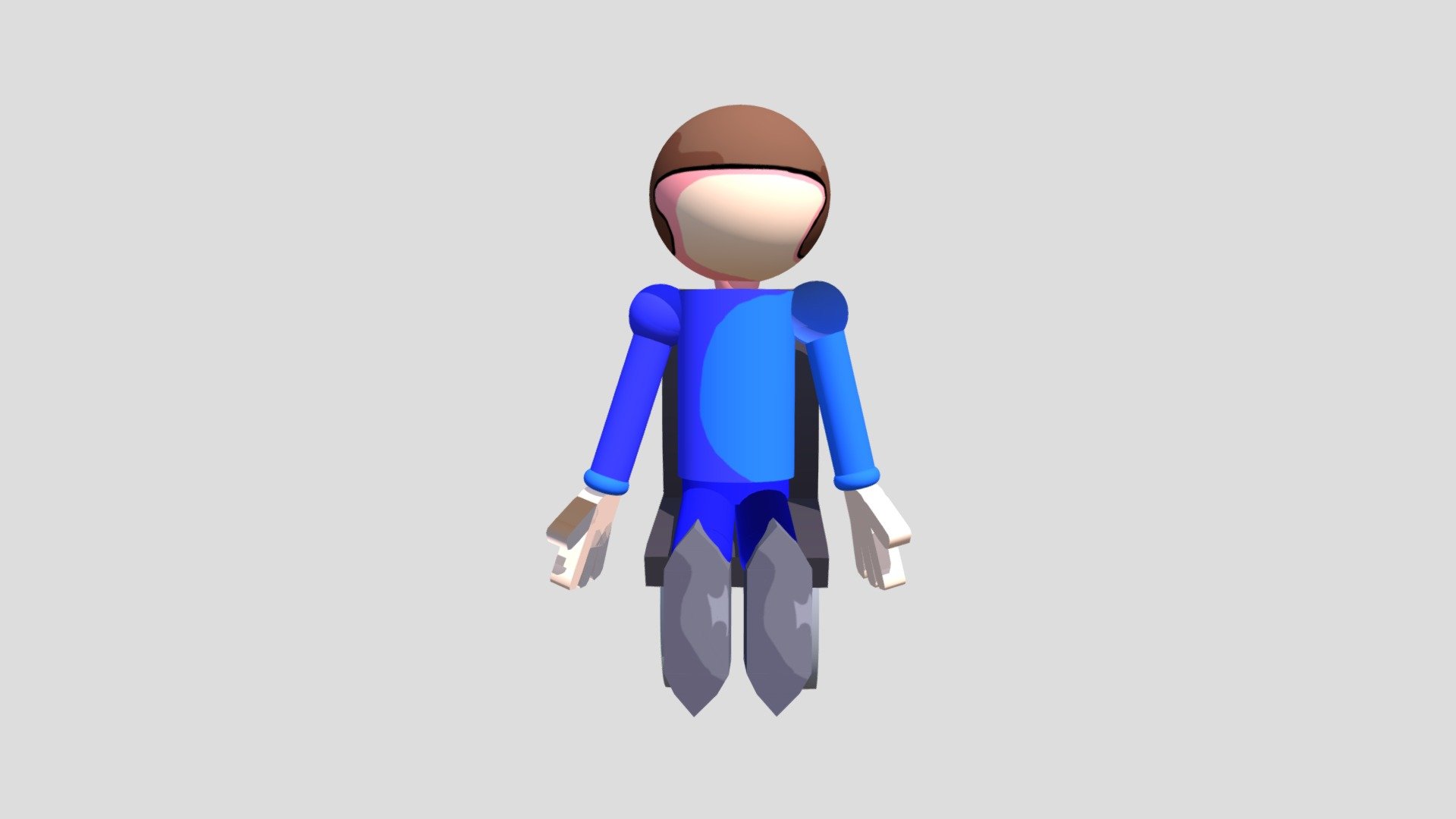 3.5 dave as a 3d model (DnB, FNF) - Download Free 3D model by Kaniel199 ...