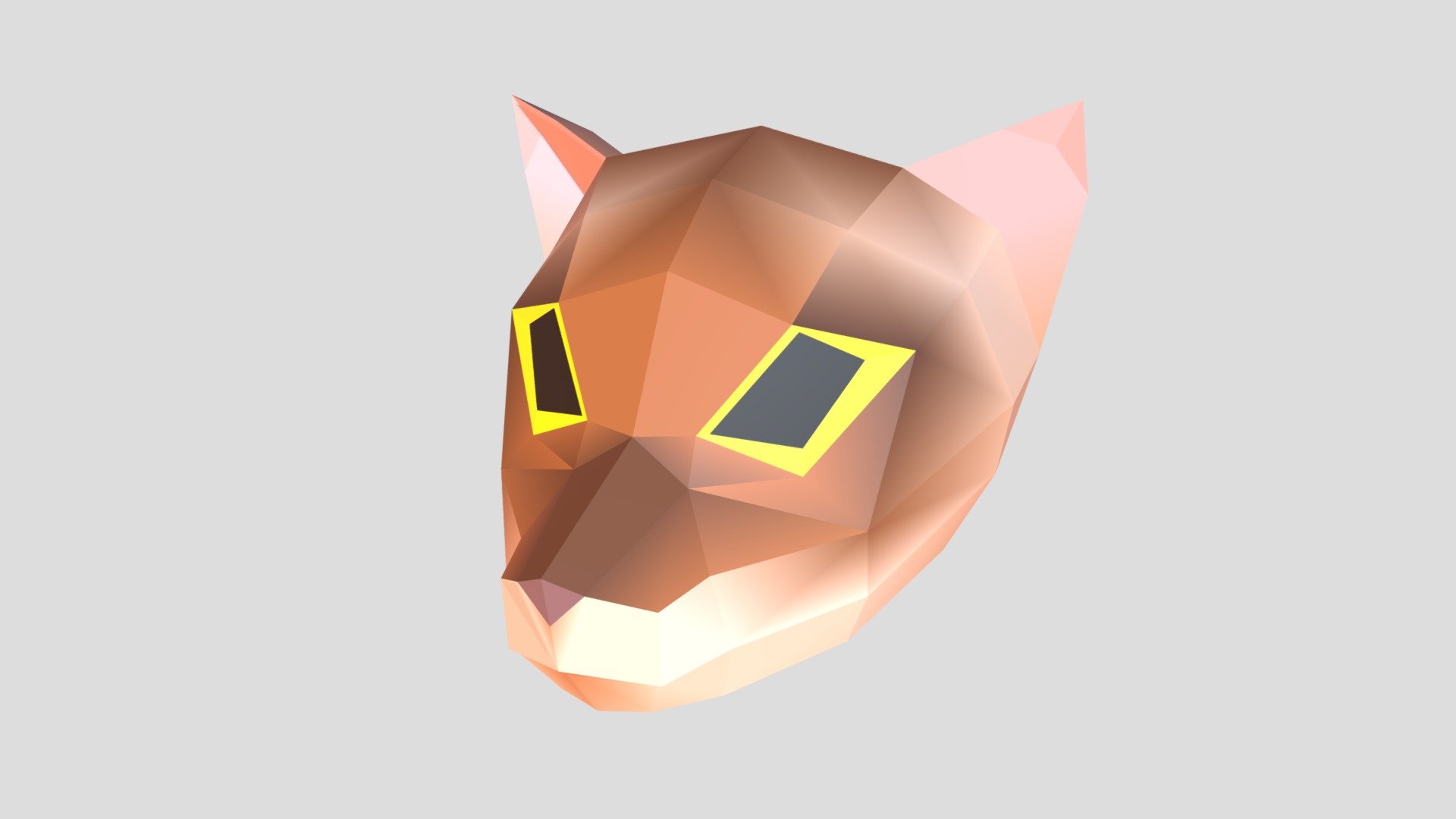 Low poly Sand cat - Download Free 3D model by CoCoNO [f3a88e7] - Sketchfab
