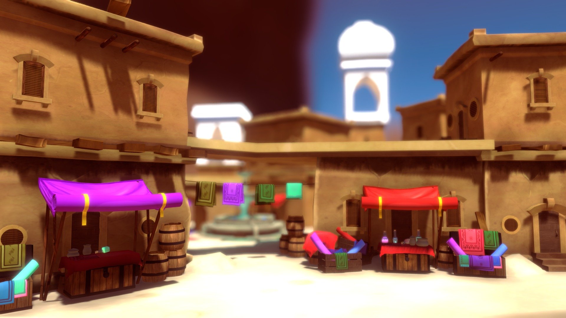Desert Town - Download Free 3D model by anthwolf (@anthmurphy) [f3a8c92 ...