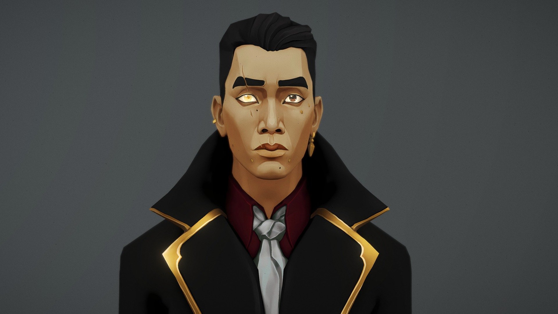 Arcane Fanart - Arcane Style Portrait - 3D model by Valentina Bragato ...