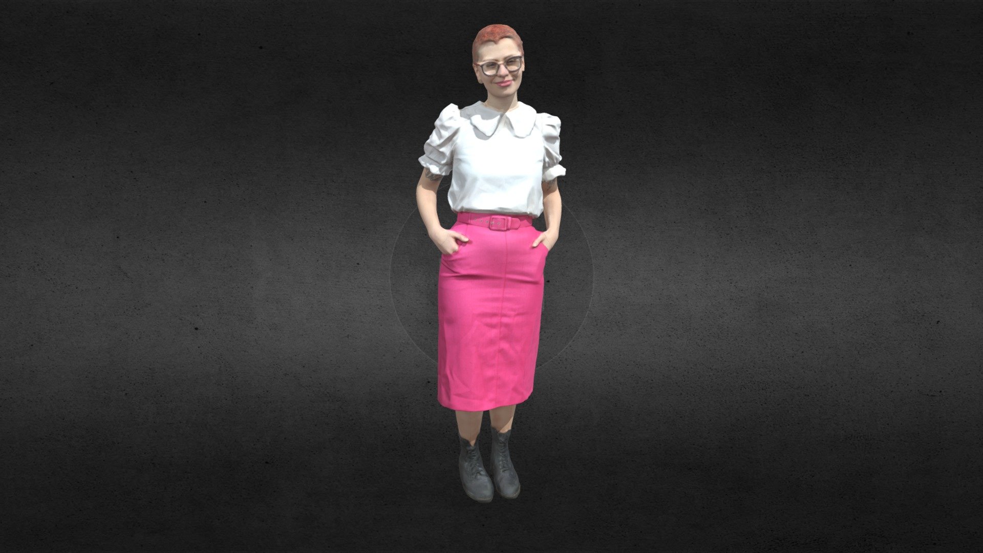 Susana's Fun Pose - The Studio - 3D model by backface [f3ab686] - Sketchfab