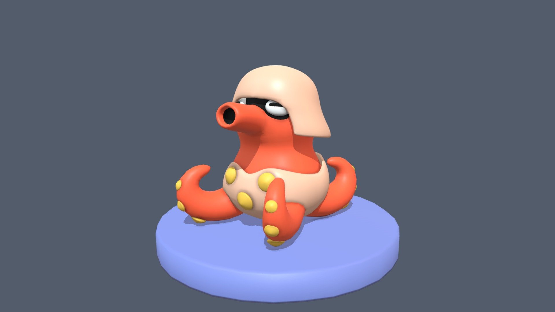 Beta Octillery - 3D model by Nemi_Selvik (@Nemi66) [f3ae2dc] - Sketchfab