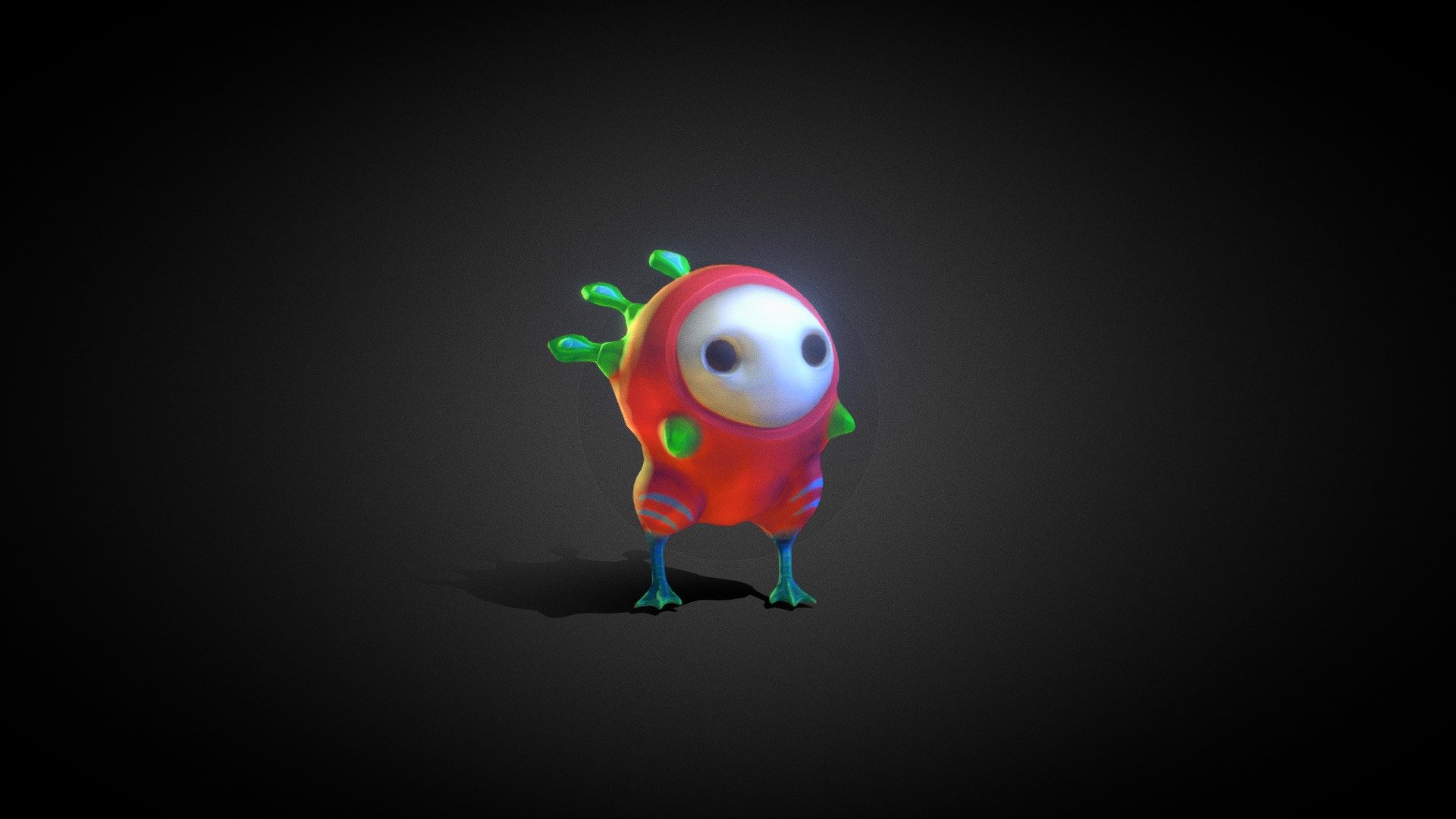 Alien Pet 2 - 3D model by MAXDESIGN-3D (@MAXDESIGN) [f3ae53a] - Sketchfab