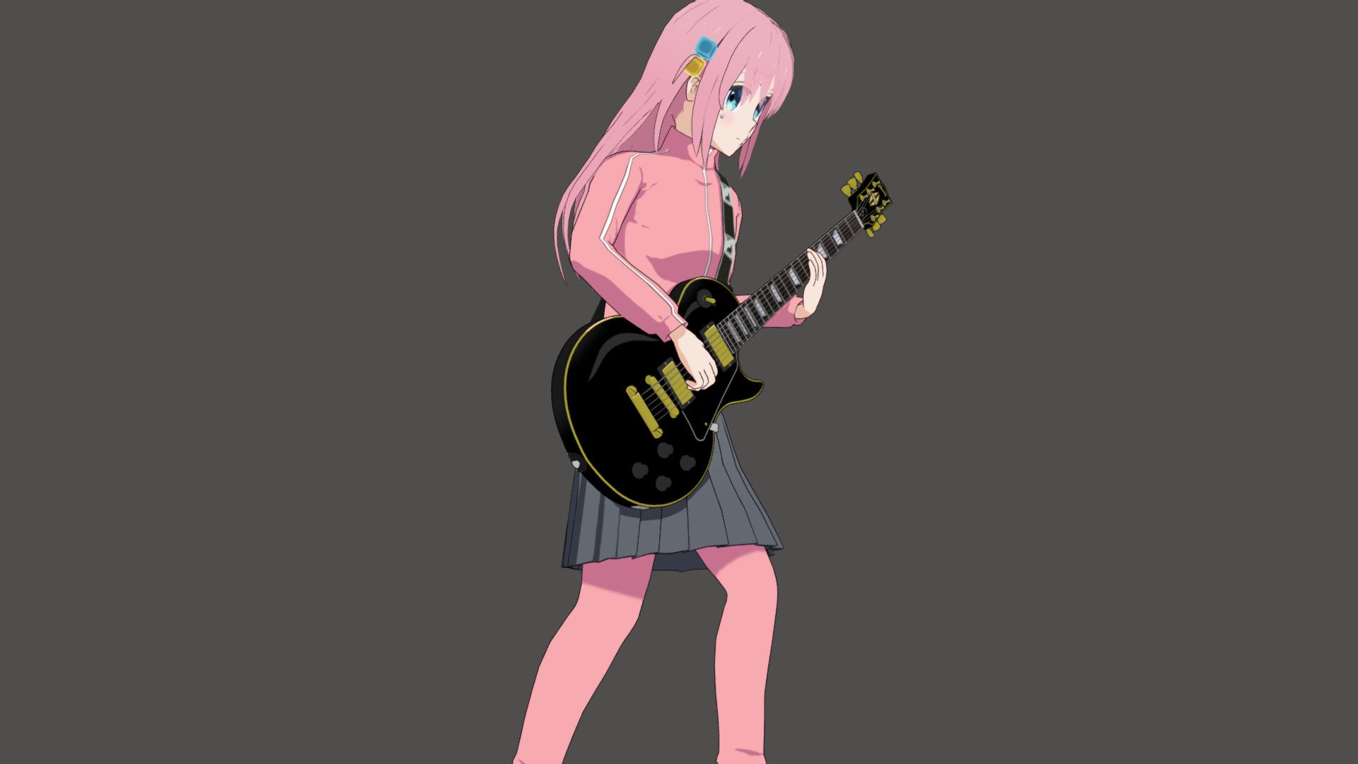 Hitori Goto - 3D model by CG_alone (@3d_alone) [f3aea03] - Sketchfab