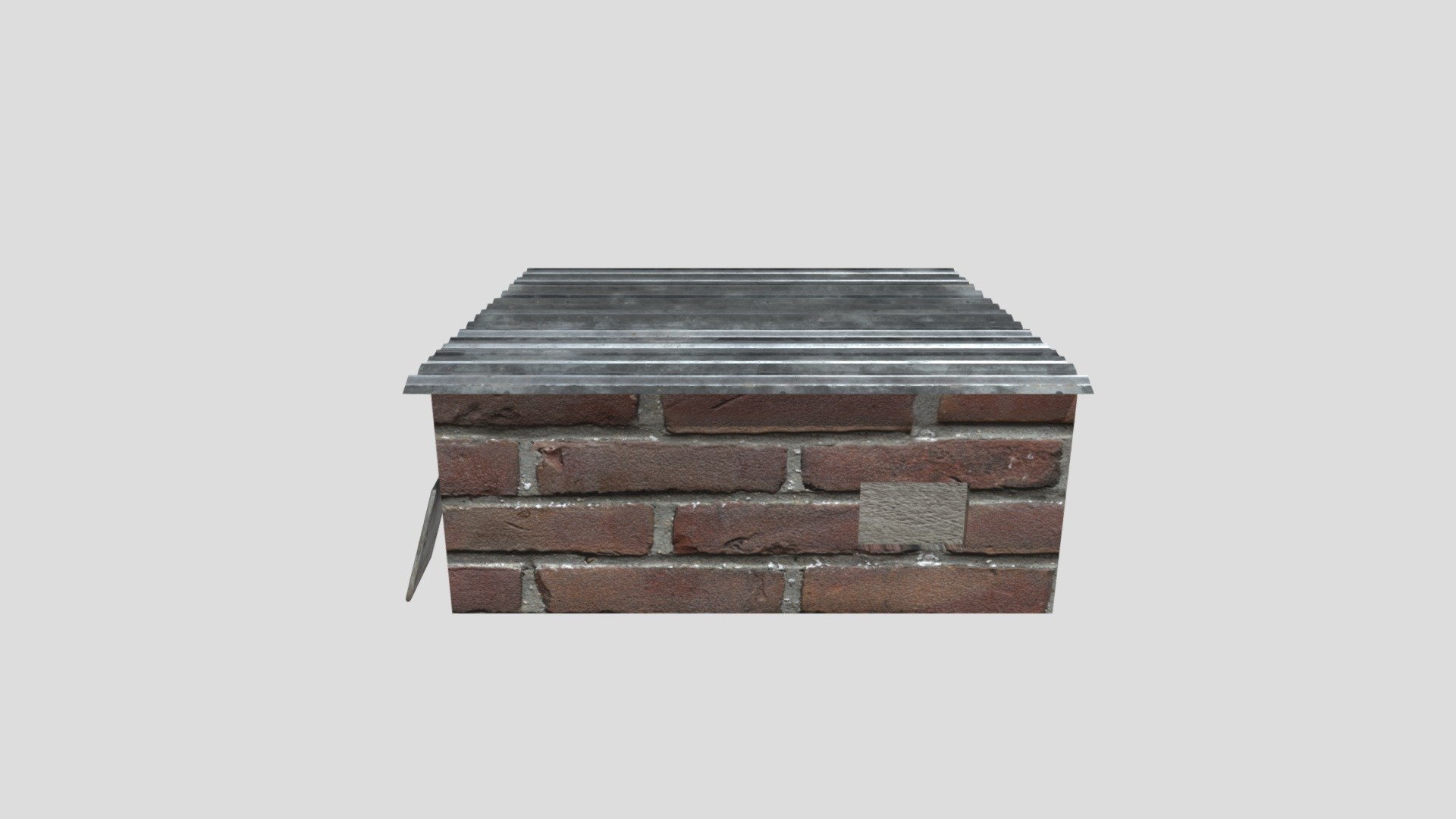 Brick house ( cabin ) Low poly - Download Free 3D model by ...