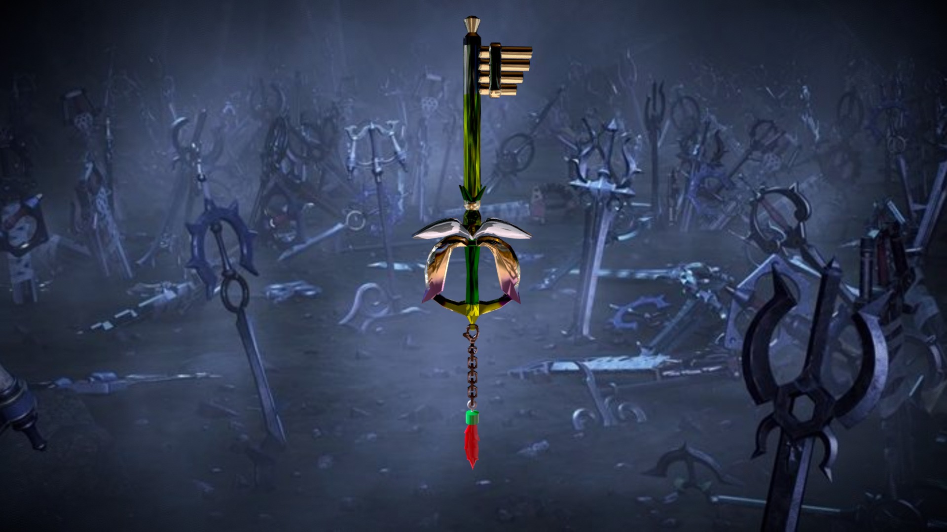 Fairy Harp Keyblade - 3D model by PlattIntroTo3d [f3af901] - Sketchfab